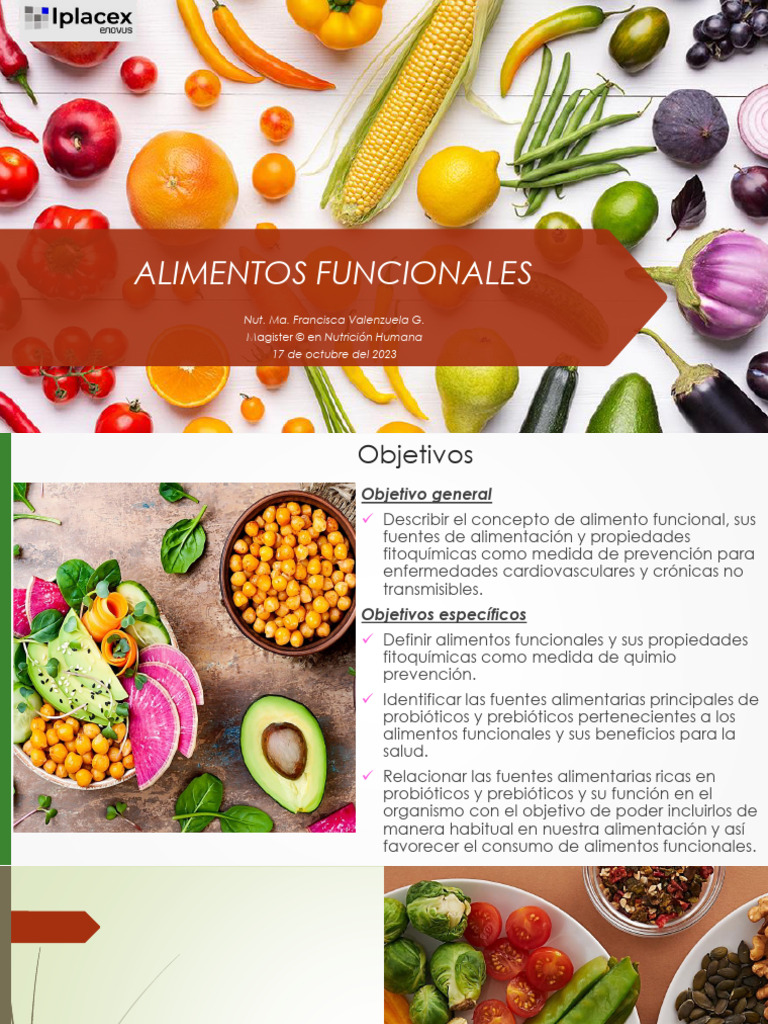 Alimentos Funcionales | PDF | Comida funcional | Alimentos