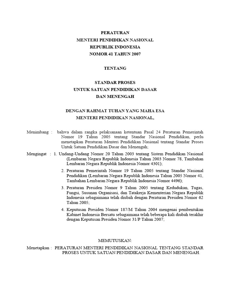 Dokumen Standar Proses | PDF