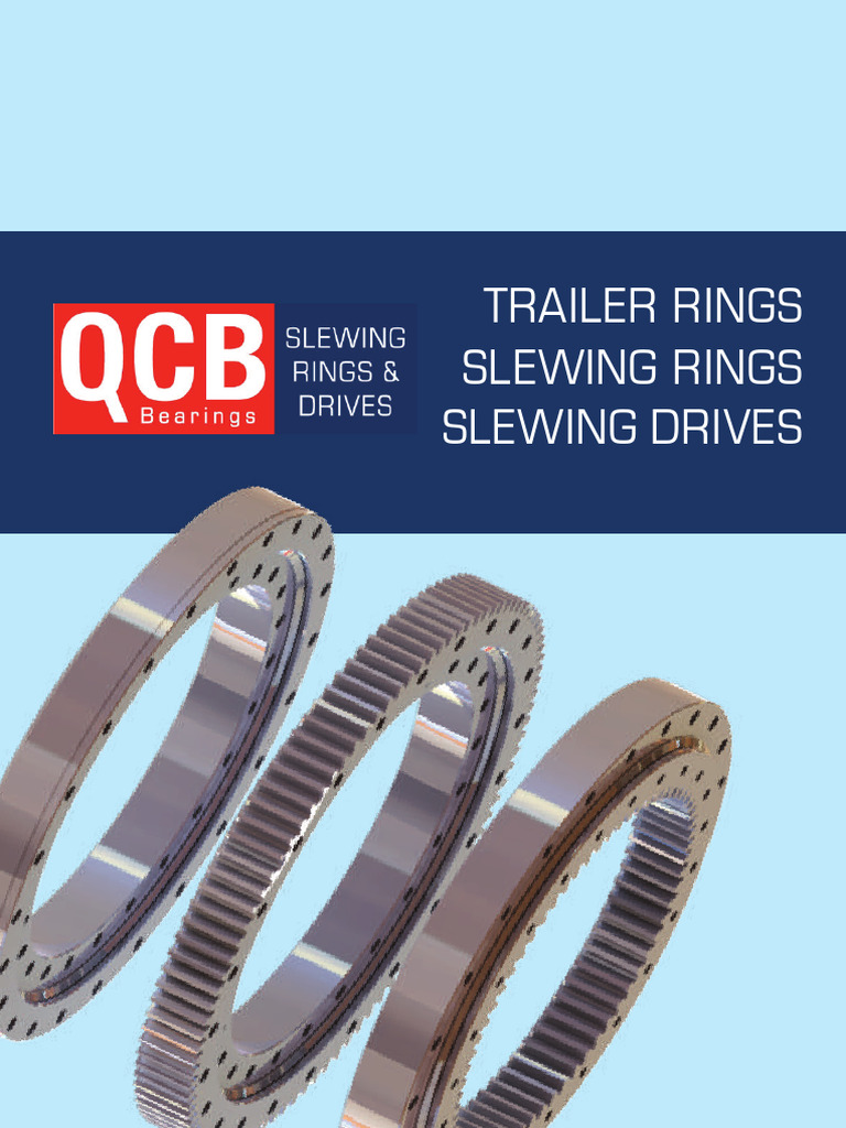 QCB Slewing Bearing | PDF | Gear | Bearing (Mechanical)