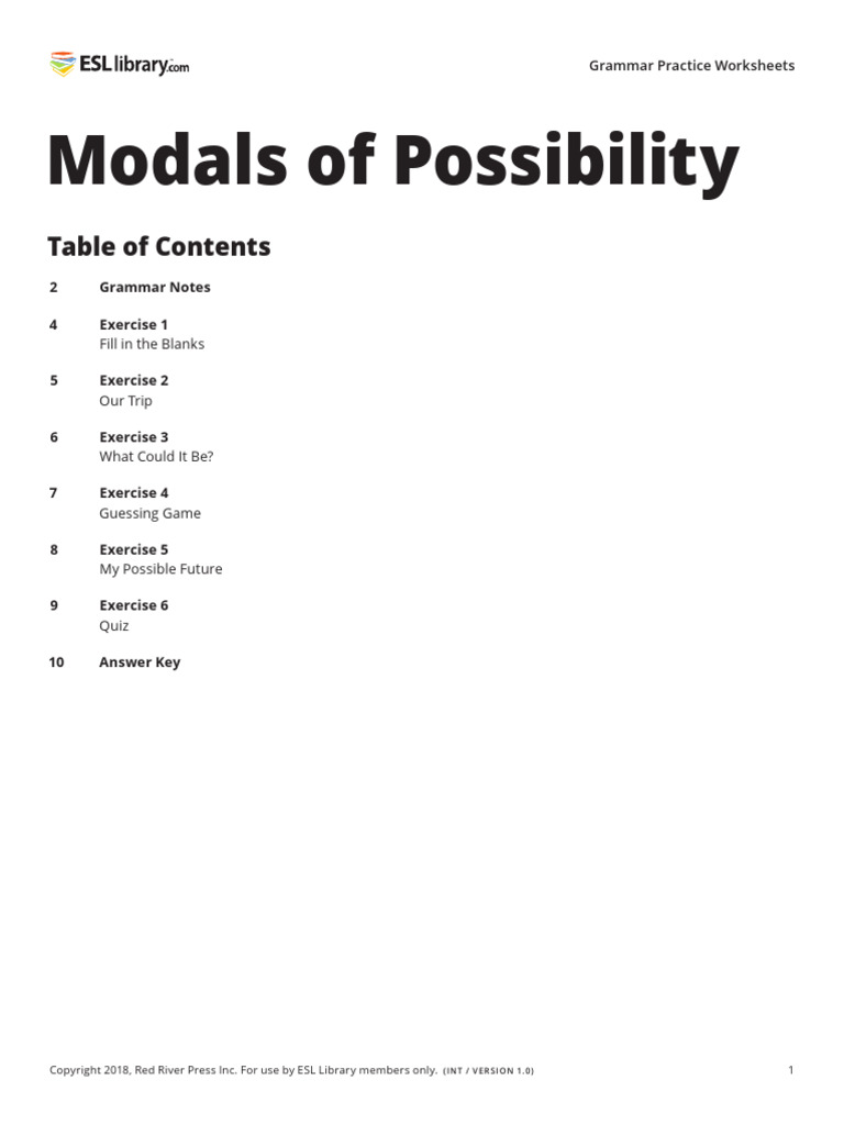 88 Modals-Of-possibility Can 1 | PDF | Verb | Languages