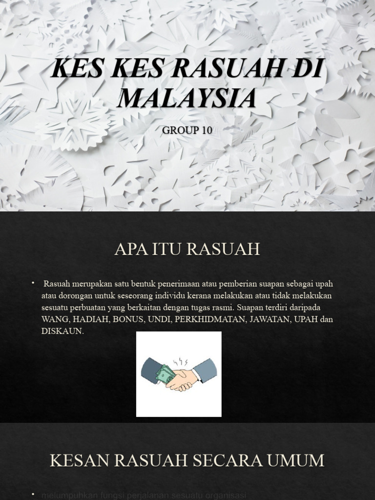 Kes Kes Rasuah Di Malaysia | PDF