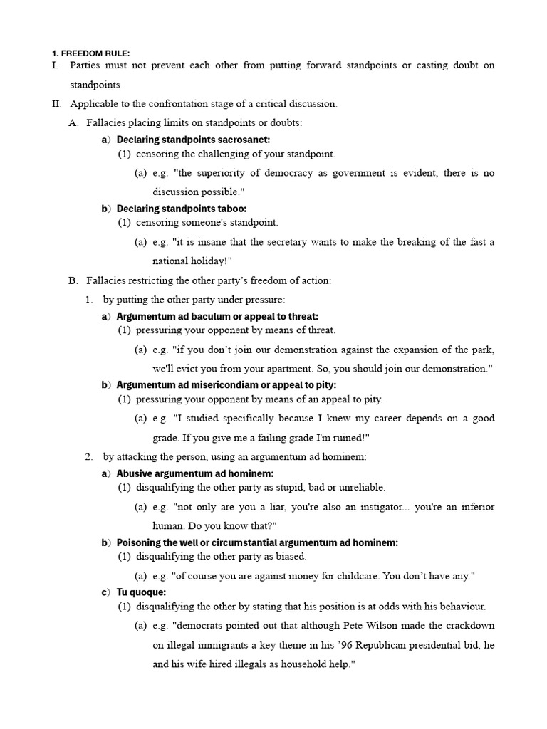 Reasoning and Fallacies Lesson 6 | PDF | Fallacy | Argument