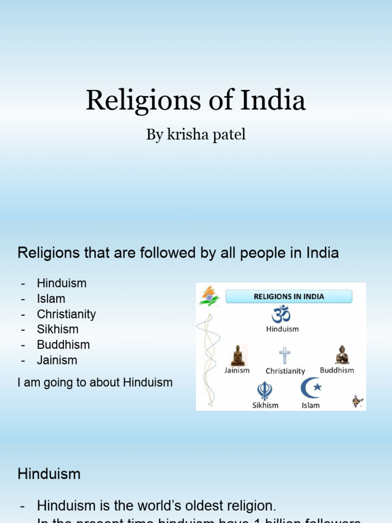 Religions of India by Krisha Patel | PDF | Social Science | Religion ...