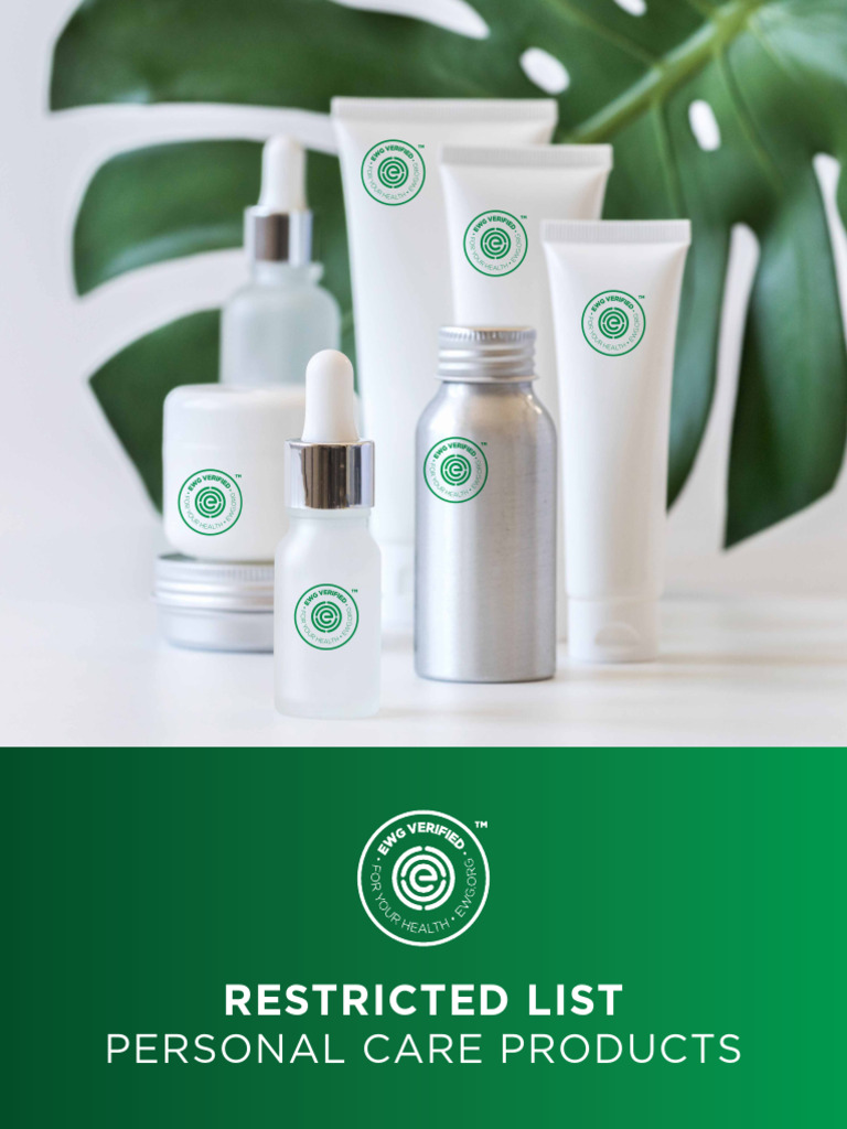 EWGV Cosmetics Program-Active Restricted List C02 | PDF | Cosmetics ...
