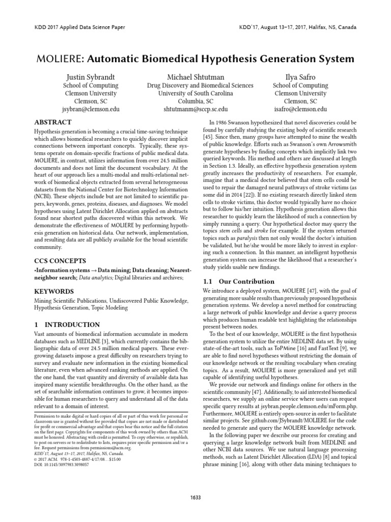Moliere | PDF | Data Mining | Data