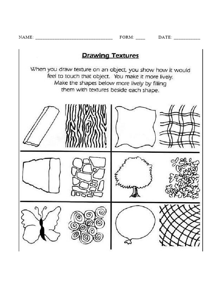 Form1 Exercises Texture | PDF