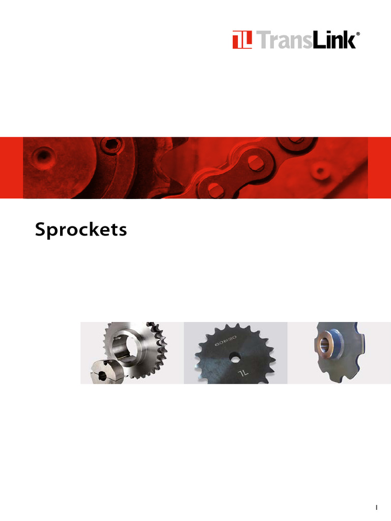 Sprockets Catalogue | PDF | Mechanical Engineering | Manufactured Goods