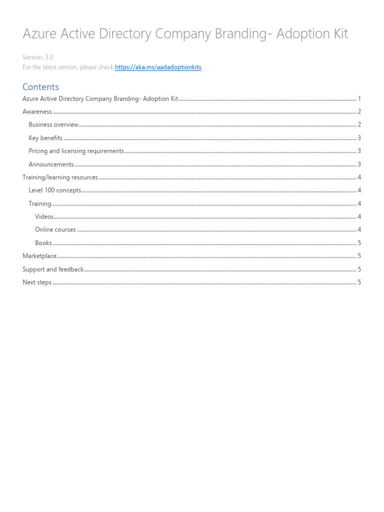 Azure AD Company Branding Guide | PDF | Microsoft Azure | Brand