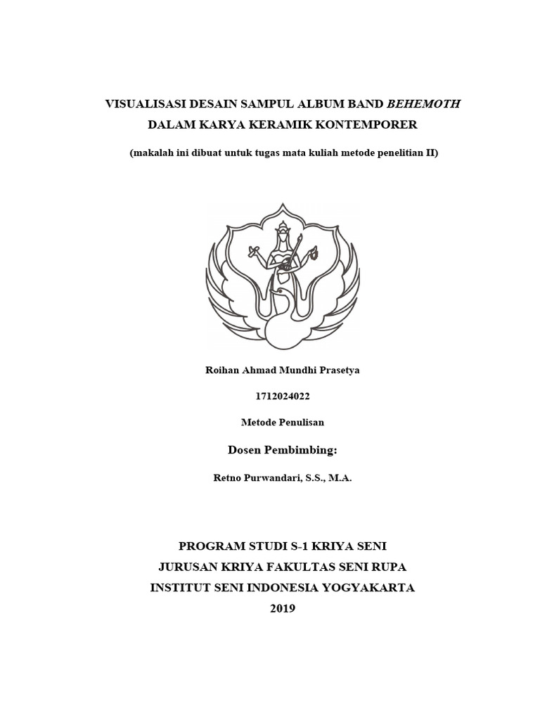 Metopen Penciptaan Fix | PDF | Seni