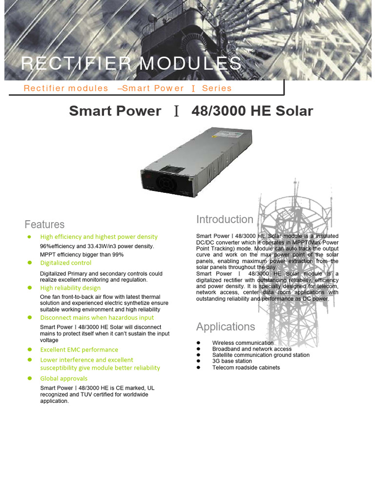 MPPT Solar Module - 20210810 | PDF | Solar Panel | Rectifier