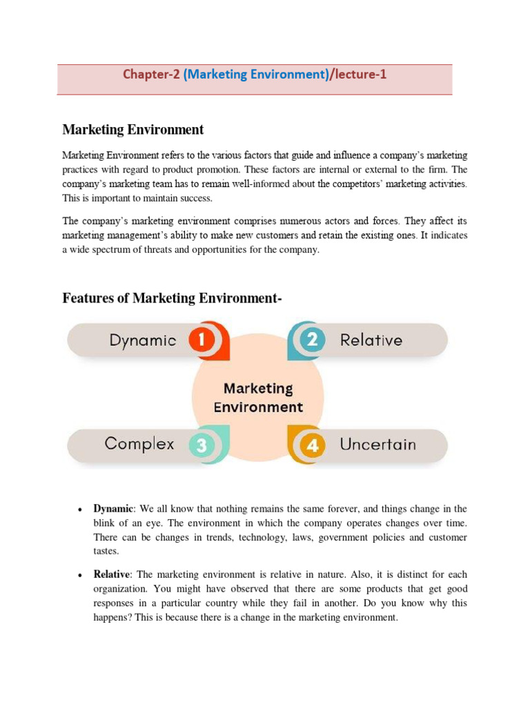 Chapter 2, Lecture 1 | PDF | Marketing | Policy