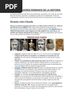 Caracteristicas Del Principado y El Dominado | PDF | imperio Romano ...