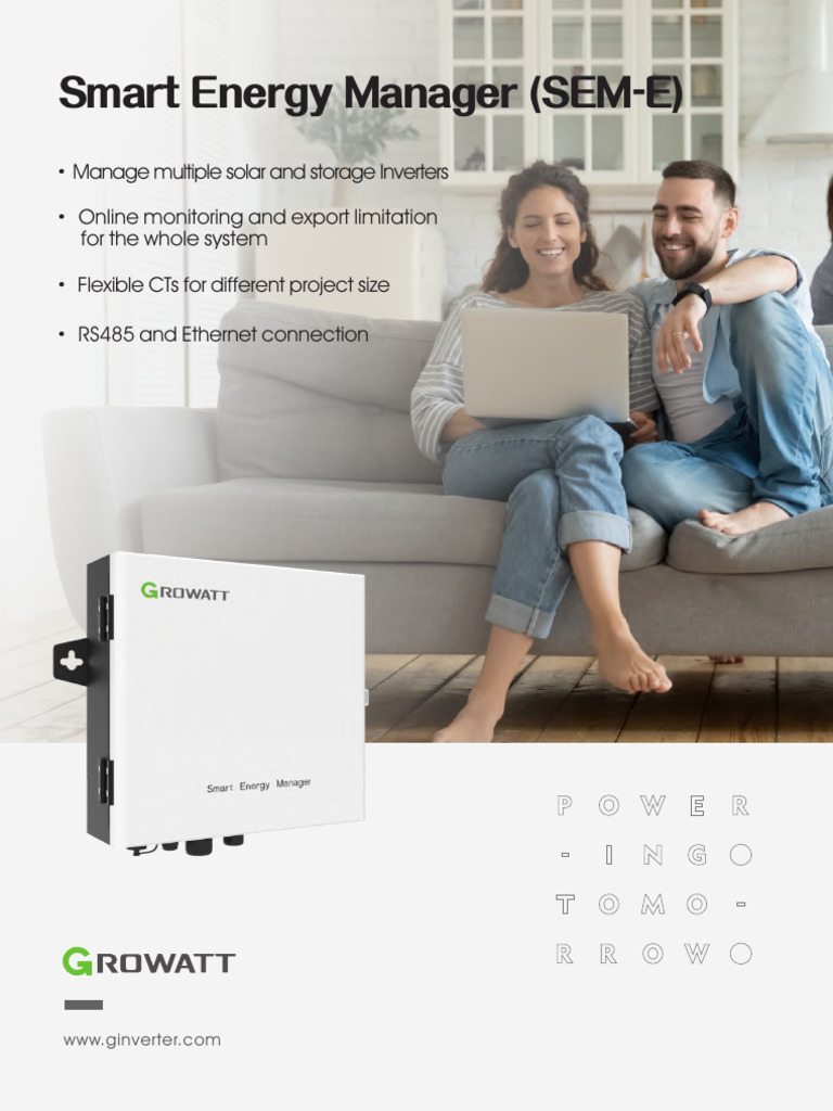 Smart Energy Manager (SEM-E) | PDF | Power (Physics) | Electrical Engineering