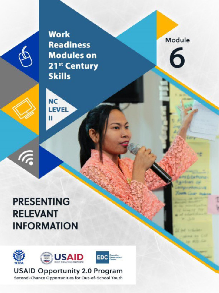 Presenting Relevant Information Skills | PDF | Information ...