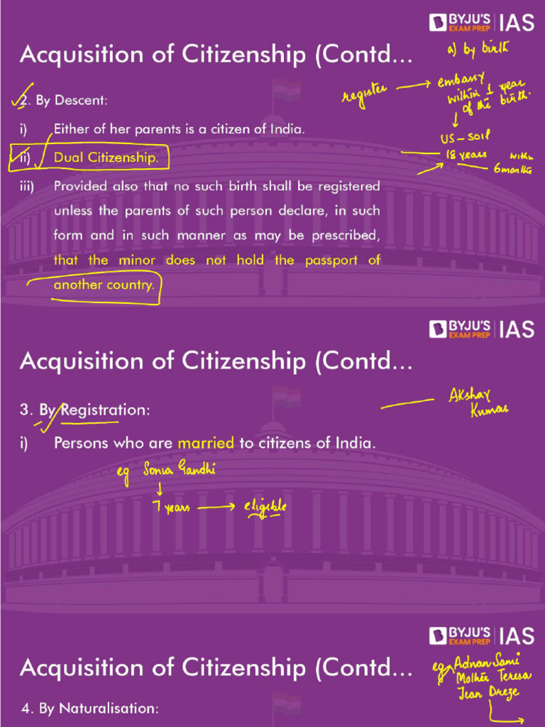 Indian Polity Lecture 4 | PDF