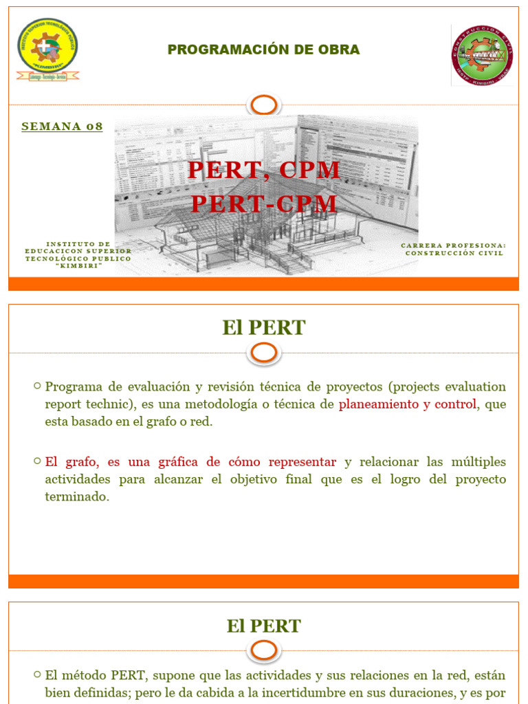 05 Programacion de Obra-Programacion de Obra-Pert, CPM y Cpm-Pert | Descargar gratis PDF ...