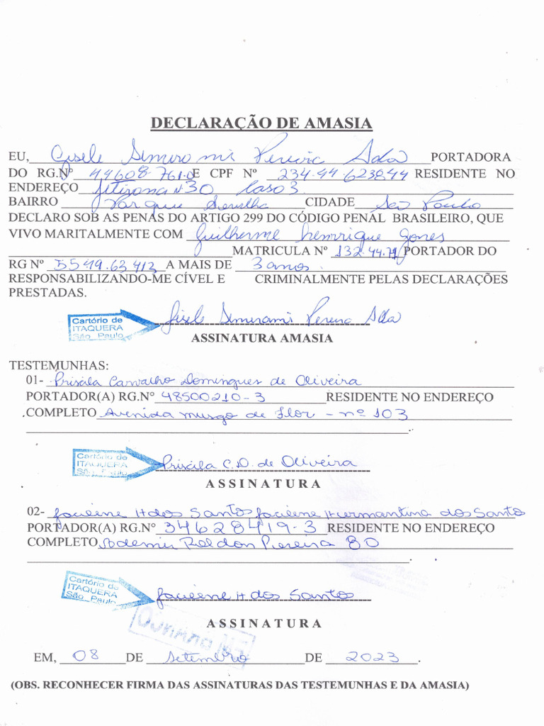 Anexo 4 Carta de Amasia | PDF