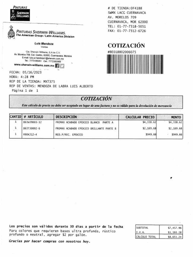 Promax Epoxico Sherwin Williams | PDF