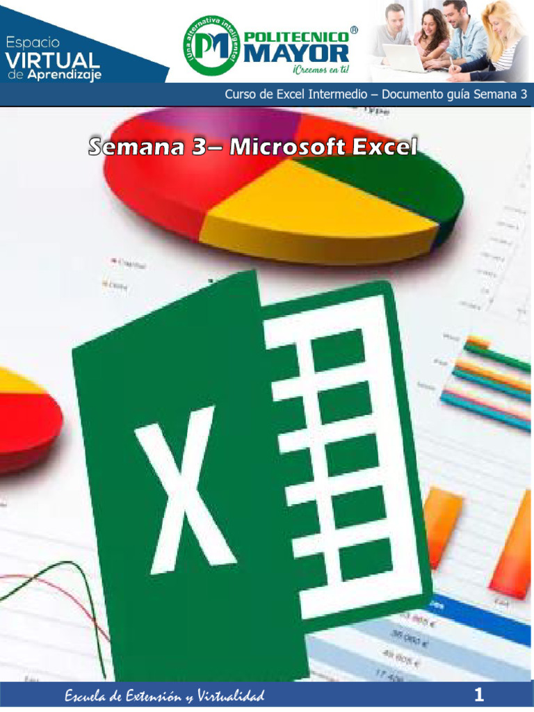 Documento Excel Intermedio (Semana 3) | PDF | Microsoft Excel | Matriz (Matemáticas)