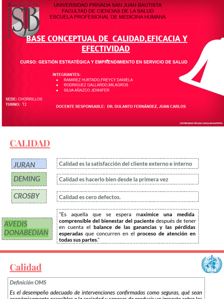 Base Conseptual de Calidad | PDF | Calidad (comercial) | Economias