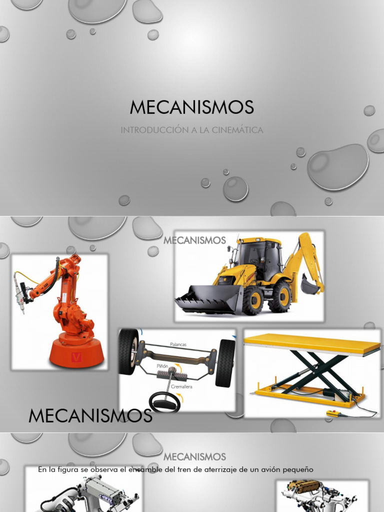02 - Mecanismos | PDF | Cinemática | Engranaje