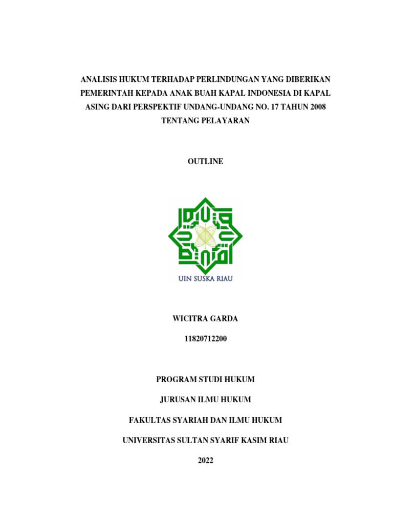 Outline WICITRA GARDA | PDF