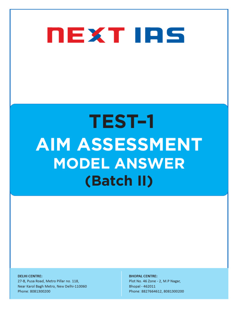 Batch-2 T-1 Solution | PDF | Rule Of Law | Constitution