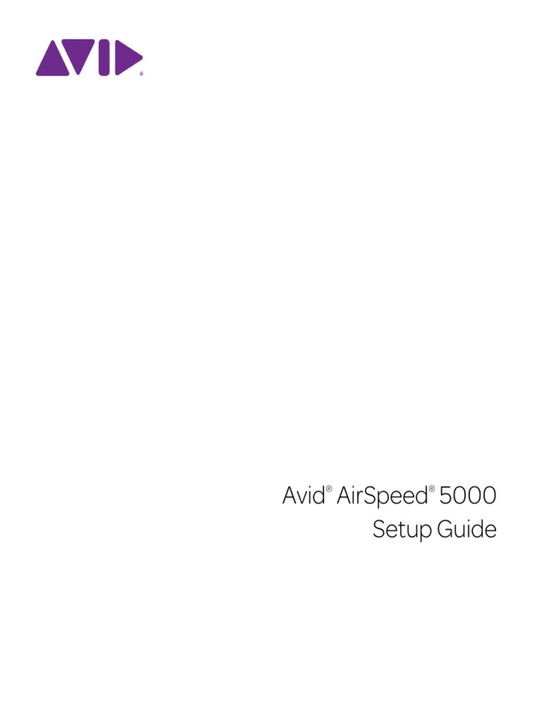 AirSpeed 5000 SG EN | PDF | License | Copyright