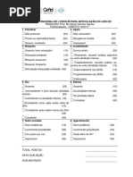 TESTE DE APOIO UNIPODAL | PDF