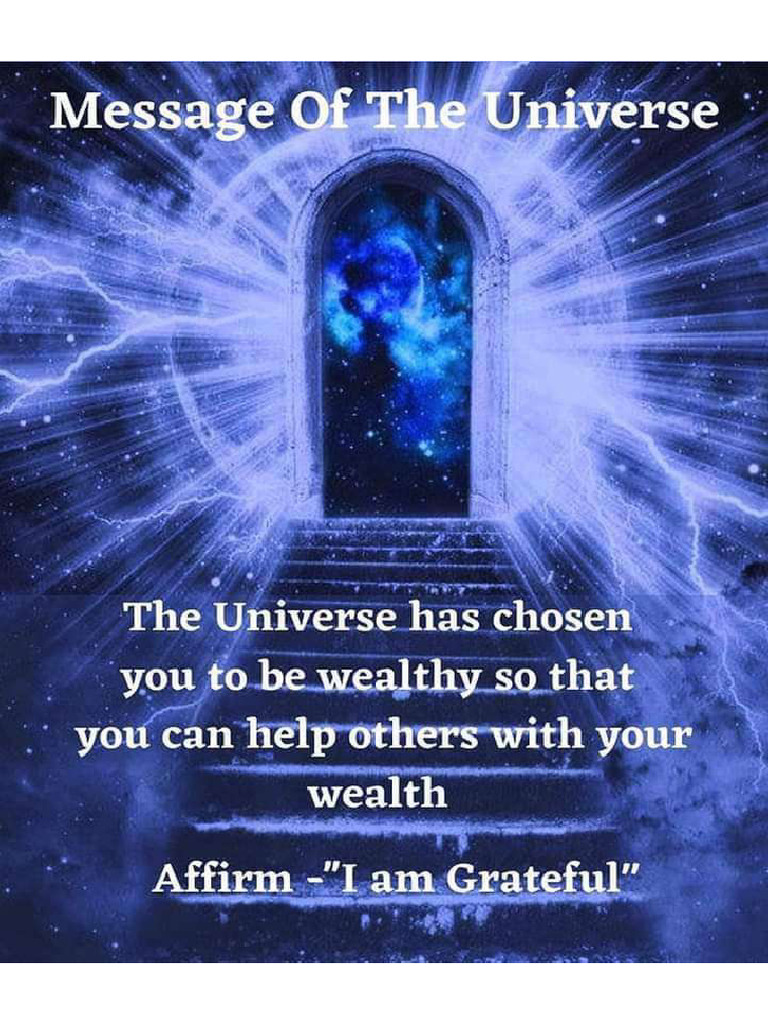 UNIVERSE MESSAGE | PDF