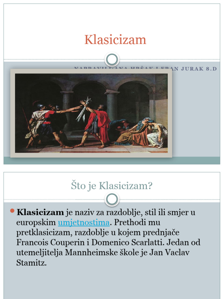 Klasicizam | PDF
