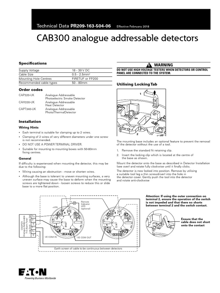 Installation CAB300 | PDF | Electrical Resistance And Conductance ...