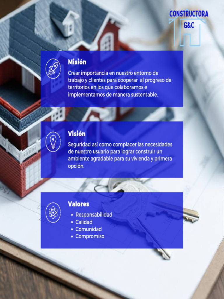 mision y vision EMPRESA CONSTRUCTORA | PDF