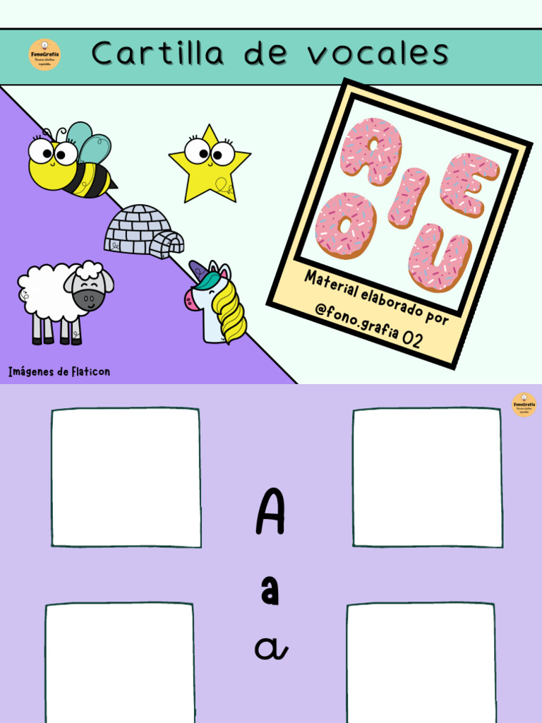 Cartilla de Vocales | PDF