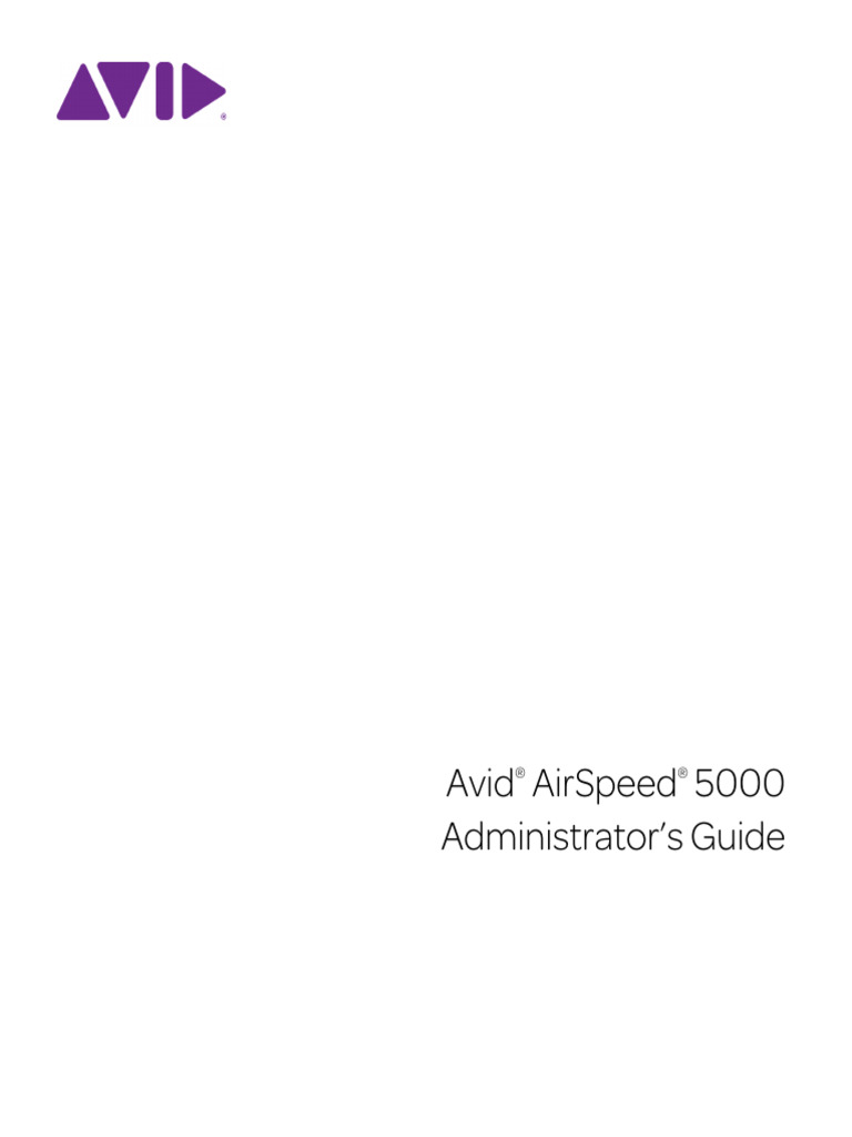 AirSpeed 5000 AG EN | PDF | Command Line Interface | License