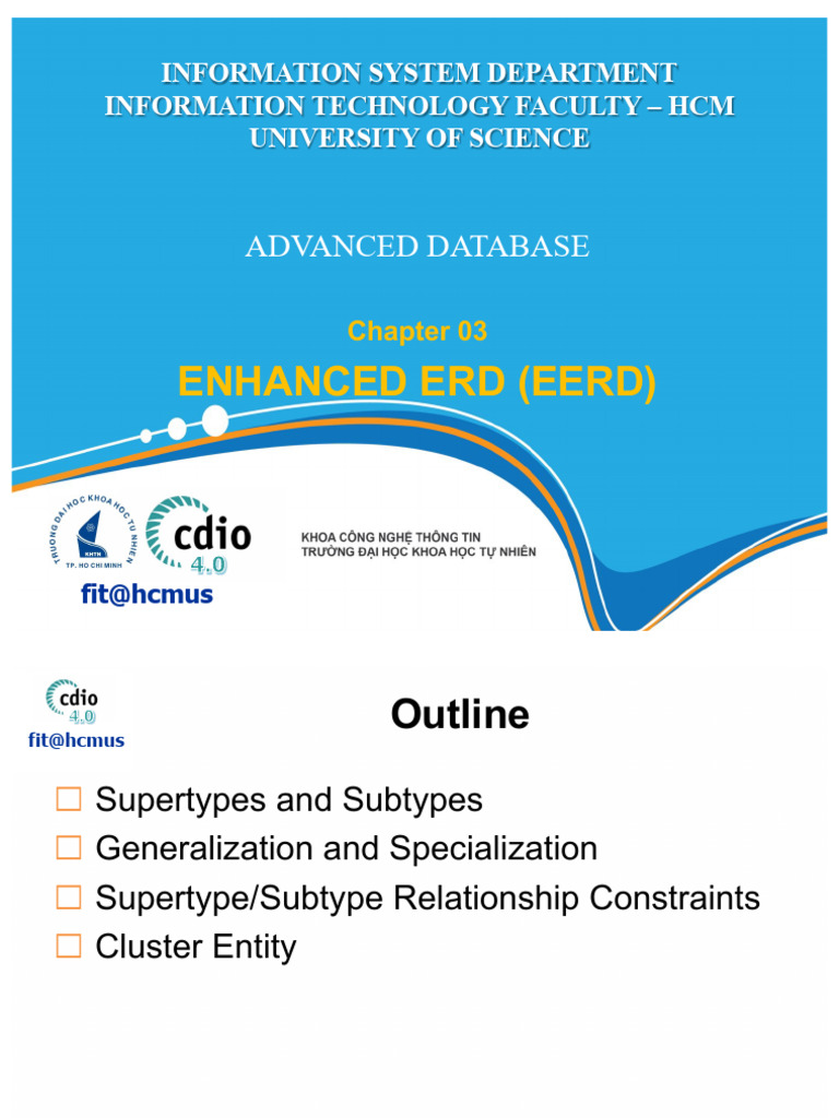 Chap03 - Enhenced ERD - I.2324 - Final | PDF | Computer Programming | Computing