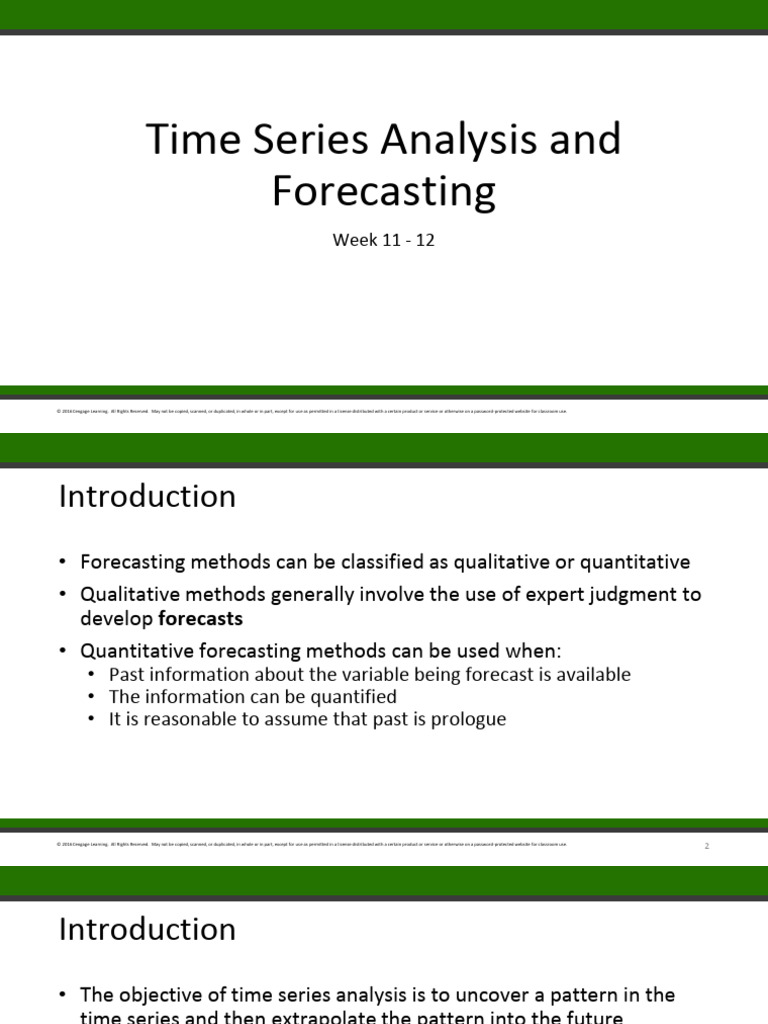 Time Series | PDF | Forecasting | Regression Analysis