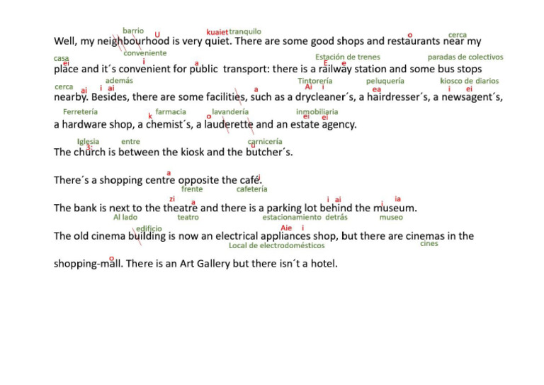My Neighbourhood | PDF