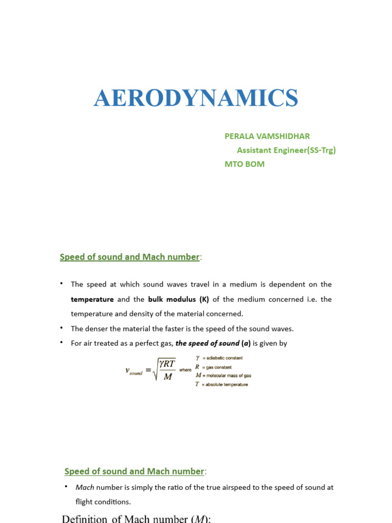 Aerodynamics 2 | Download Free PDF | Mach Number | Airfoil