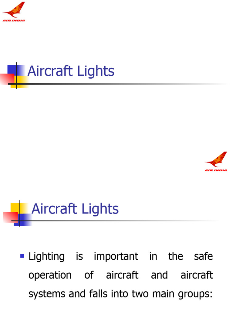 Aircraft Lights | PDF | Aviation | Aircraft