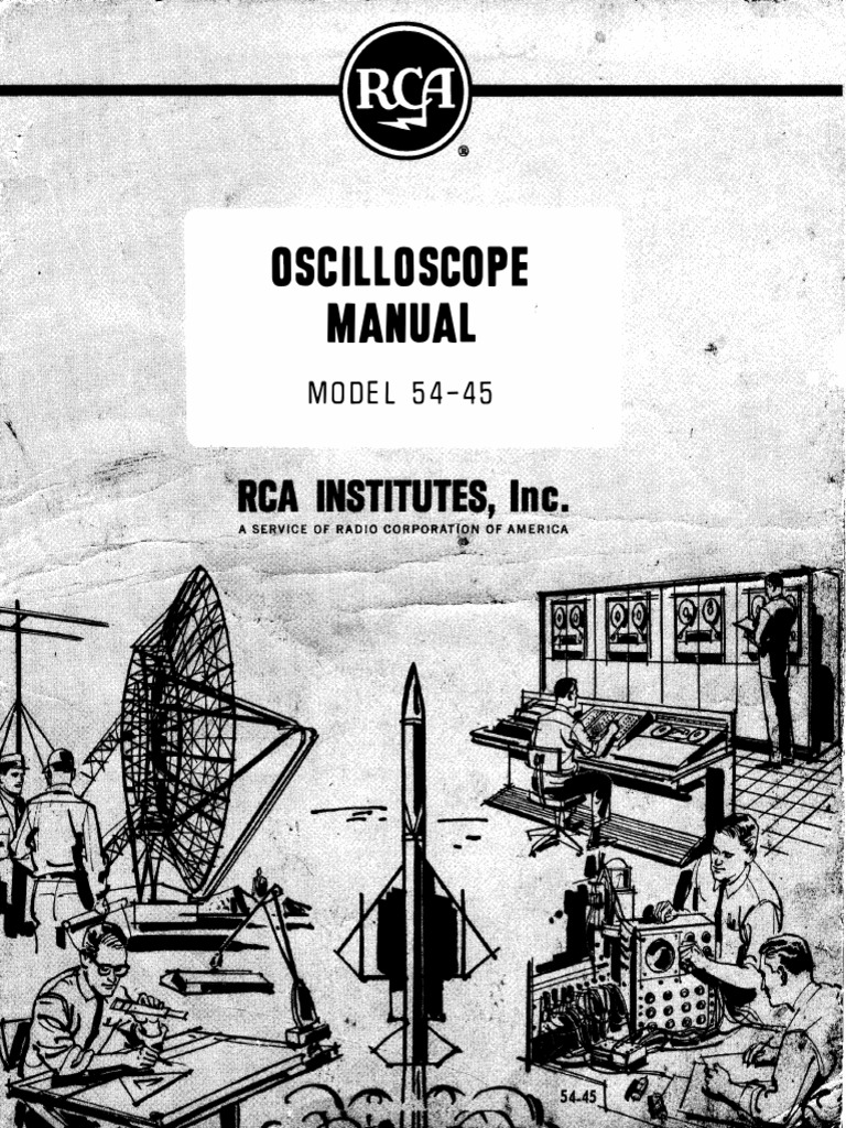 RCA Oscilloscope 54-45 Manual | PDF | Screw | Wire