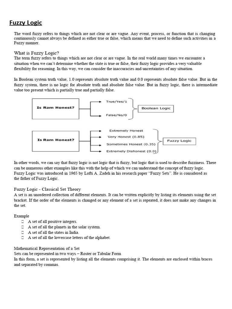 CMT Fuzzy Logic | PDF | Fuzzy Logic | Logic