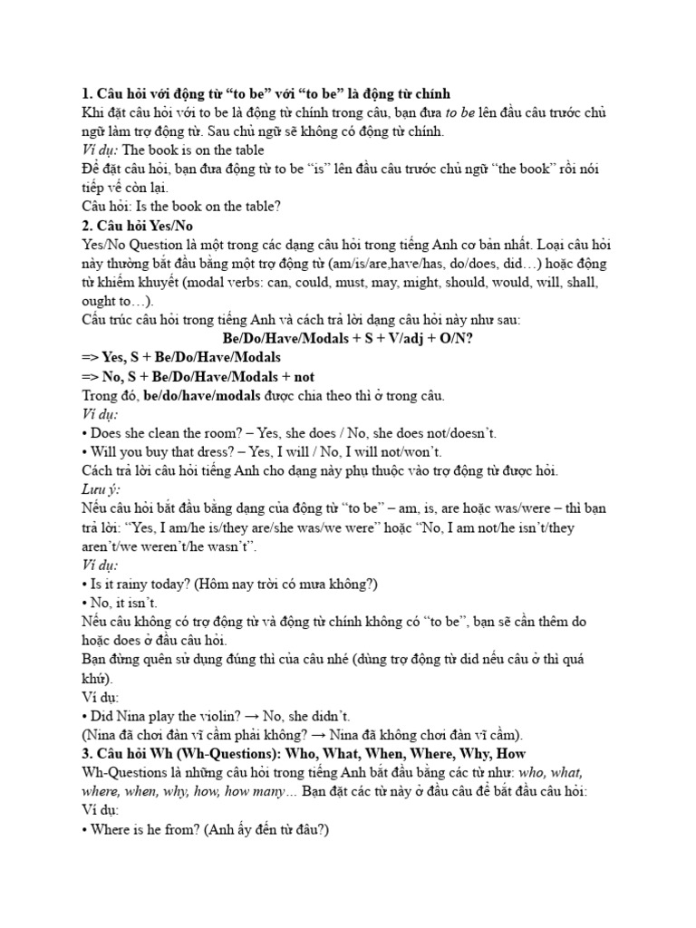 YN - WH Question | PDF