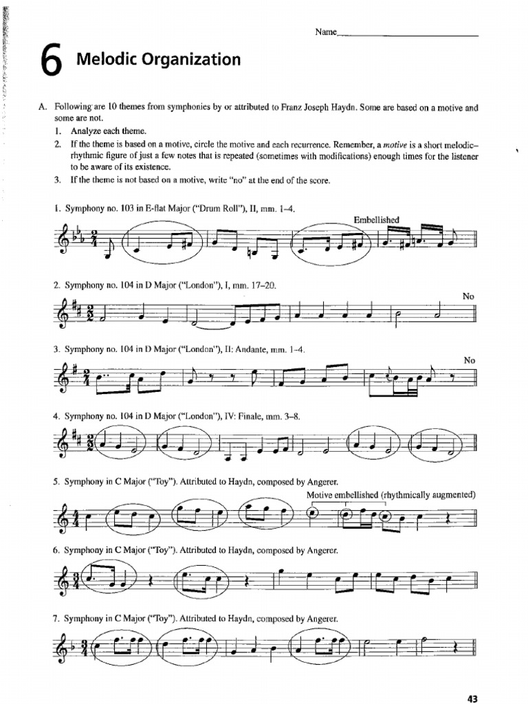 Chapter06 BenwardWorkbookVolOne | PDF