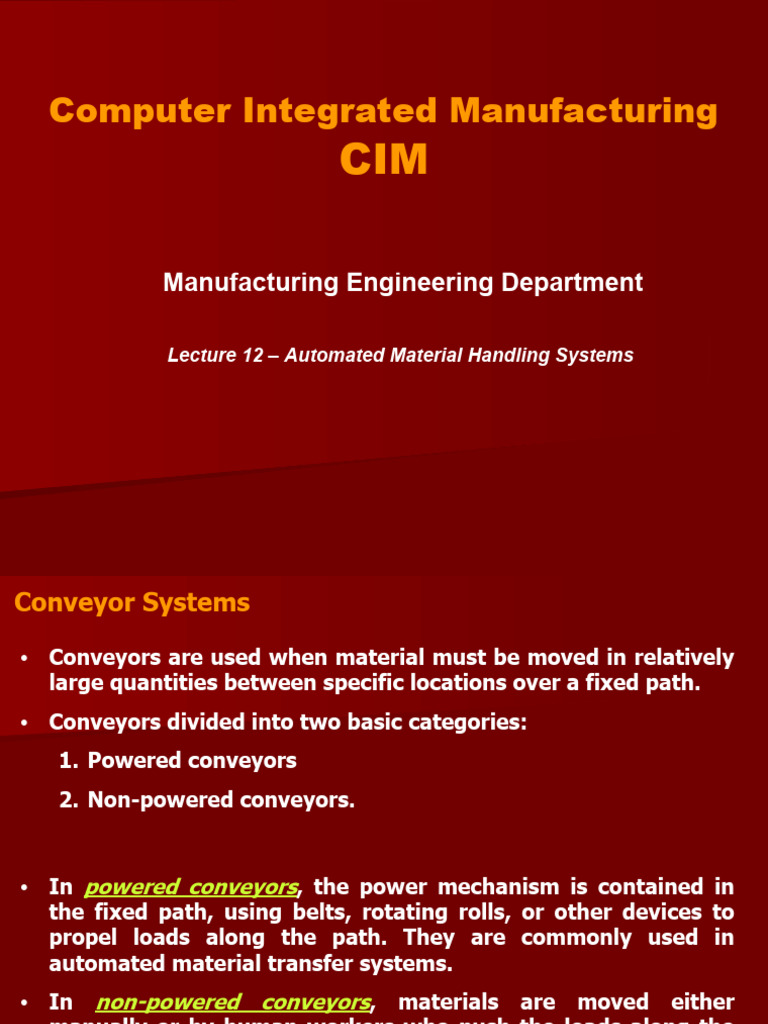 Automated_Material_Handling_Systems | PDF | Automation | Mechanical Engineering