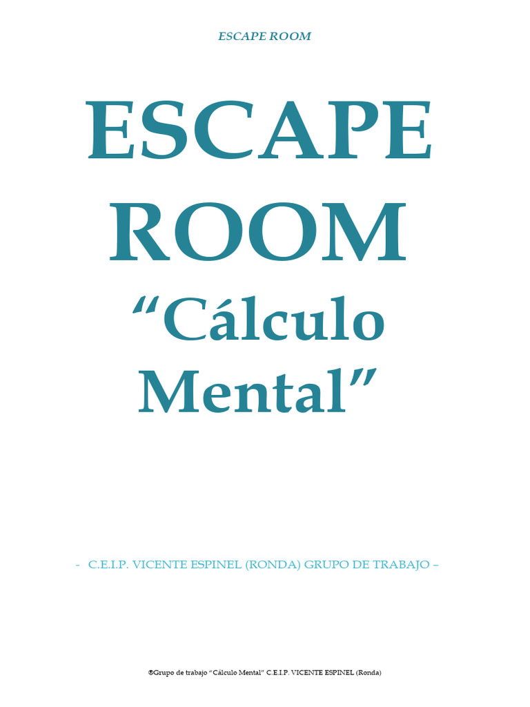 ESCAPE_ROOM | PDF