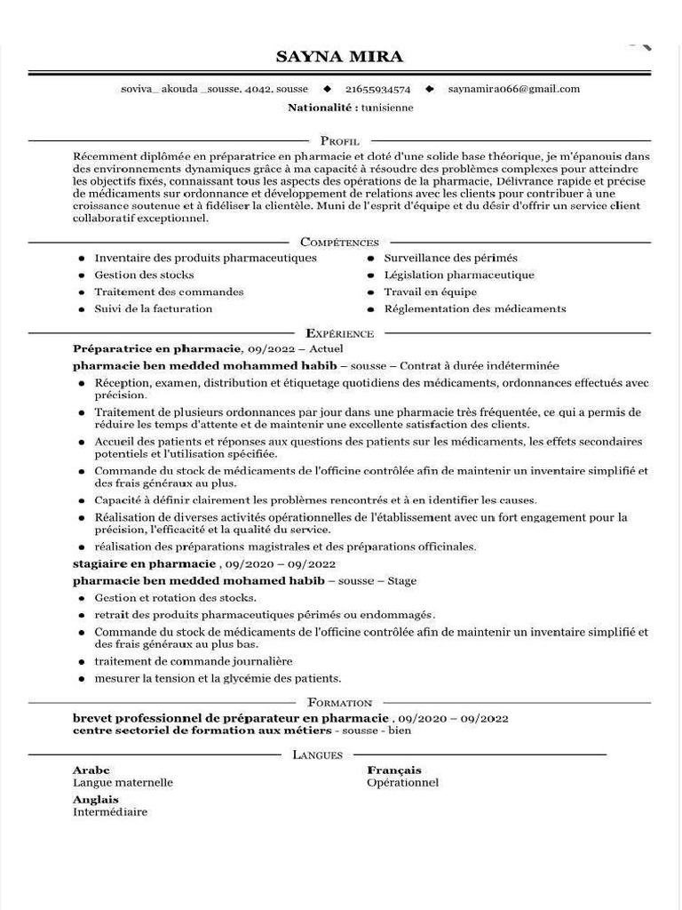 CV Mira | PDF