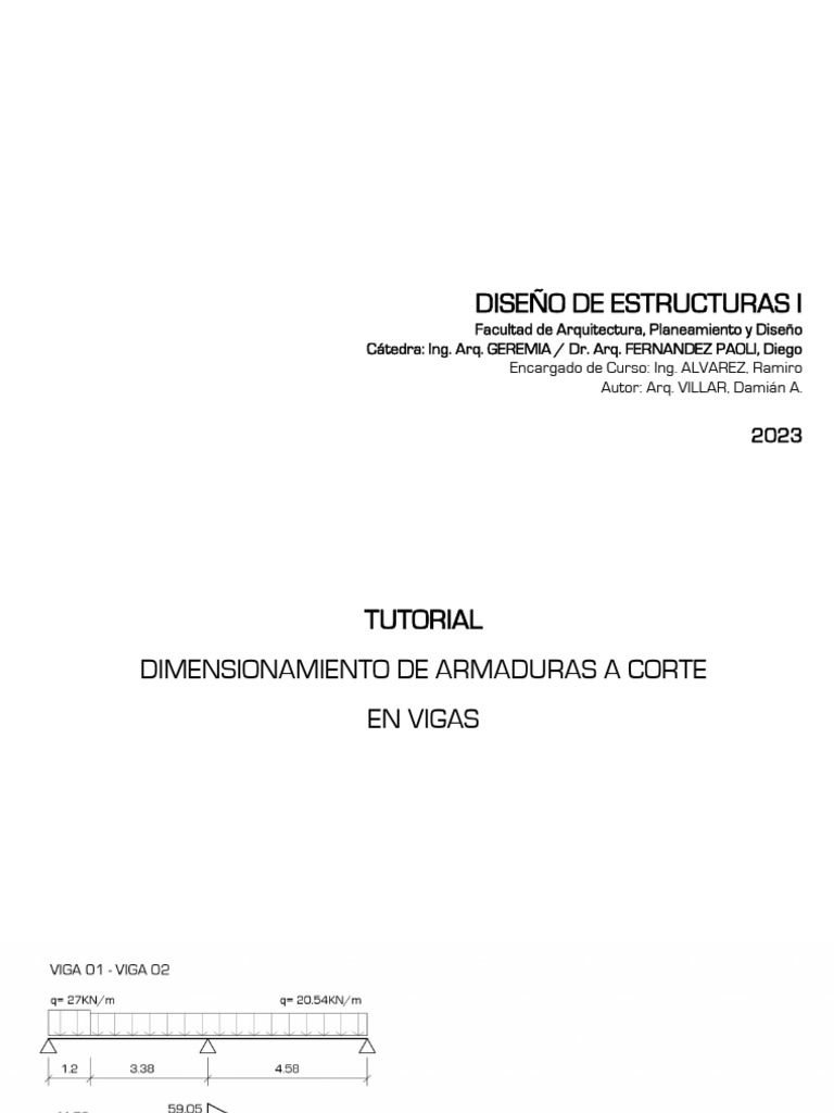 Tutorial de Armaduras en Vigas | PDF