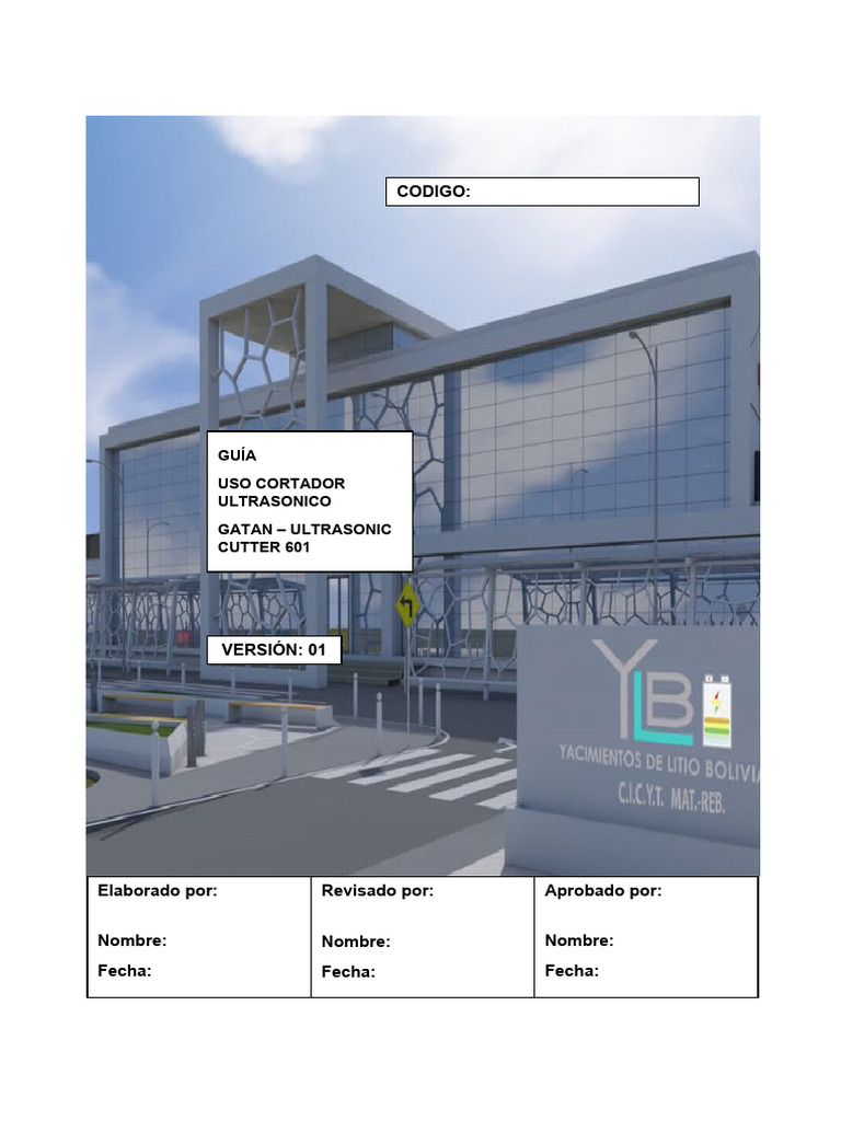 Guia De Cortador Ultrasonico Pdf Ciencias Fisicas