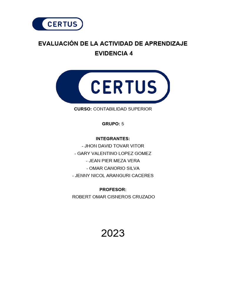 Aa4 Certus | PDF